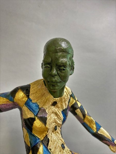 Harlequin Alpha and Omega. Sculpture - Paolo Camporese