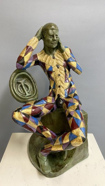 Harlequin Phi Sculpture - Paolo Camporese - Jose Art Gallery
