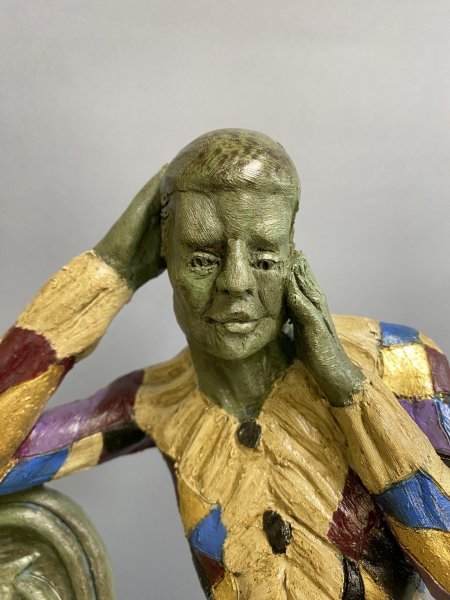 Harlequin Phi Sculpture - Paolo Camporese - Jose Art Gallery