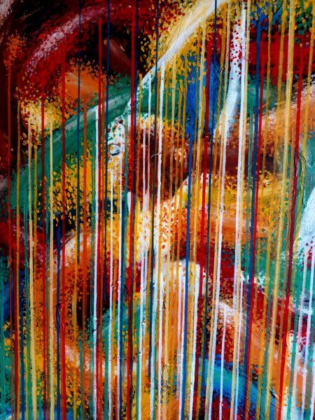 Rain of Color. Endless Patterns Digital Art - Serhiy Roy