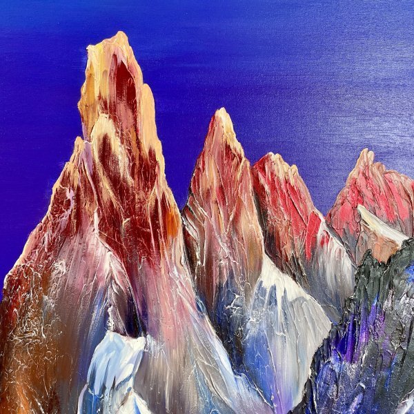 Andes Landscape Art Painting by Anna Shkolik