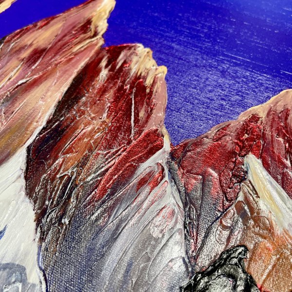 Andes Landscape Art Painting by Anna Shkolik