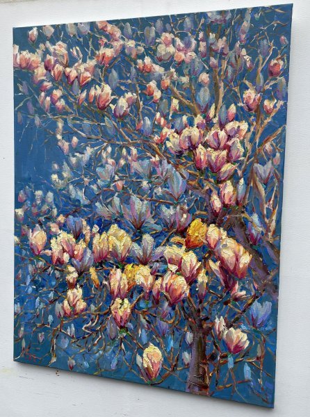 Magnolia tree Painting by Yevgeny Chernyakovsky