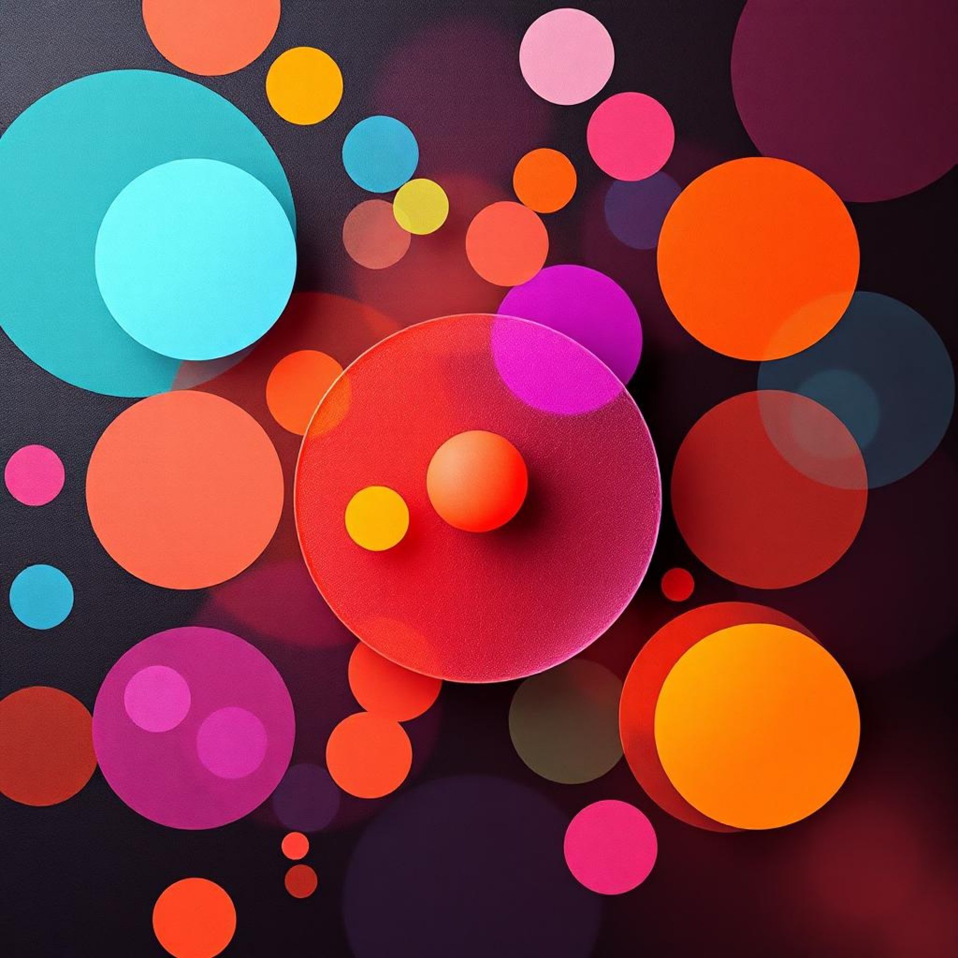 Círculos Arte digital - Tharani Jaiprakash