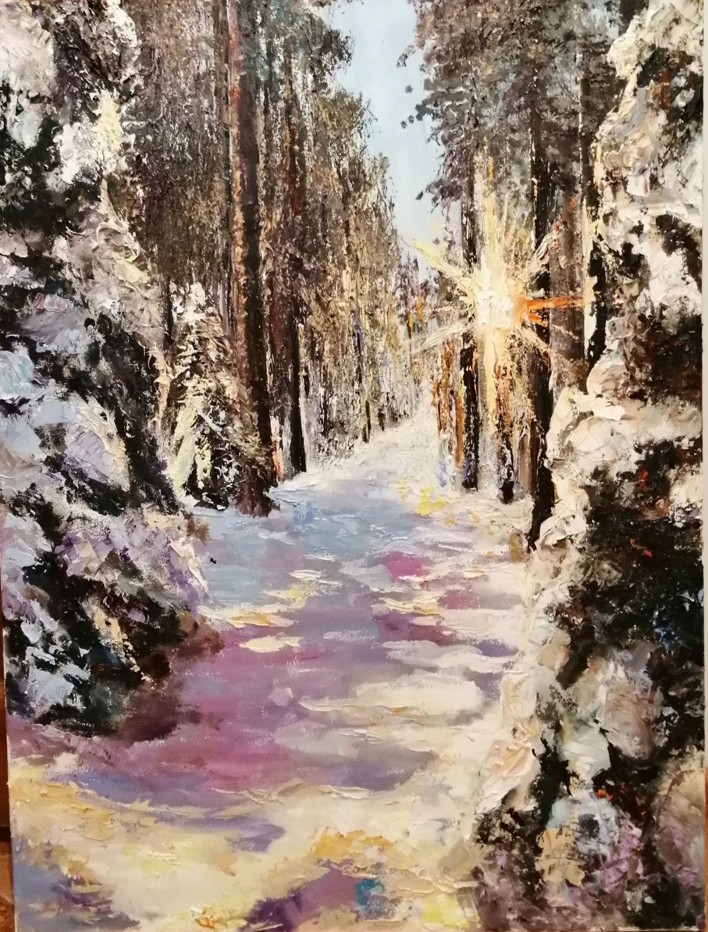 Sunlight Painting by Liudmyla Karpenko - Jose Art Gallery