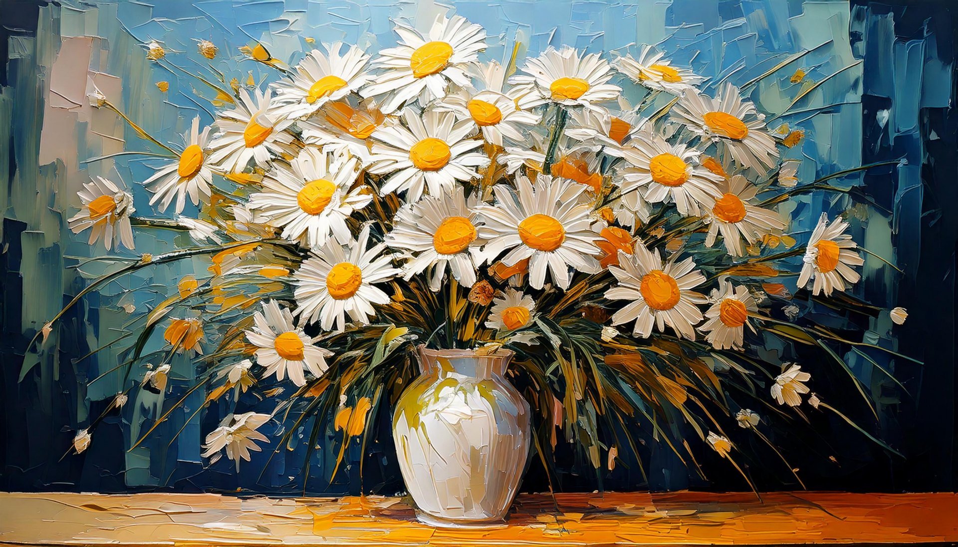 Just daisies Digital Art - maxut - Jose Art Gallery