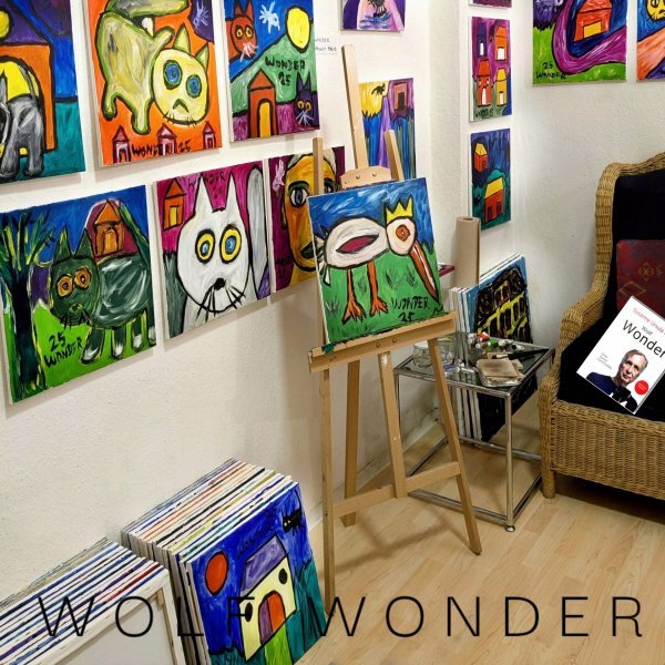 Change: The Stork and Fairy Tales Painting by Wolf Wonder