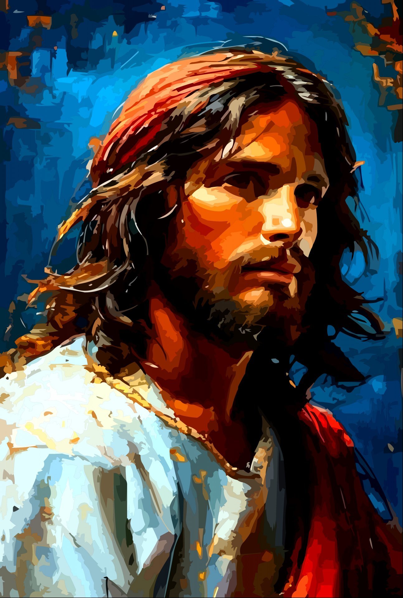 Sacred Gaze Digital Art - Viktor Levchenko