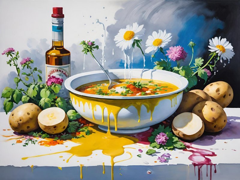 Potato: A Banquet of Flavors Digital Art - MeaHau