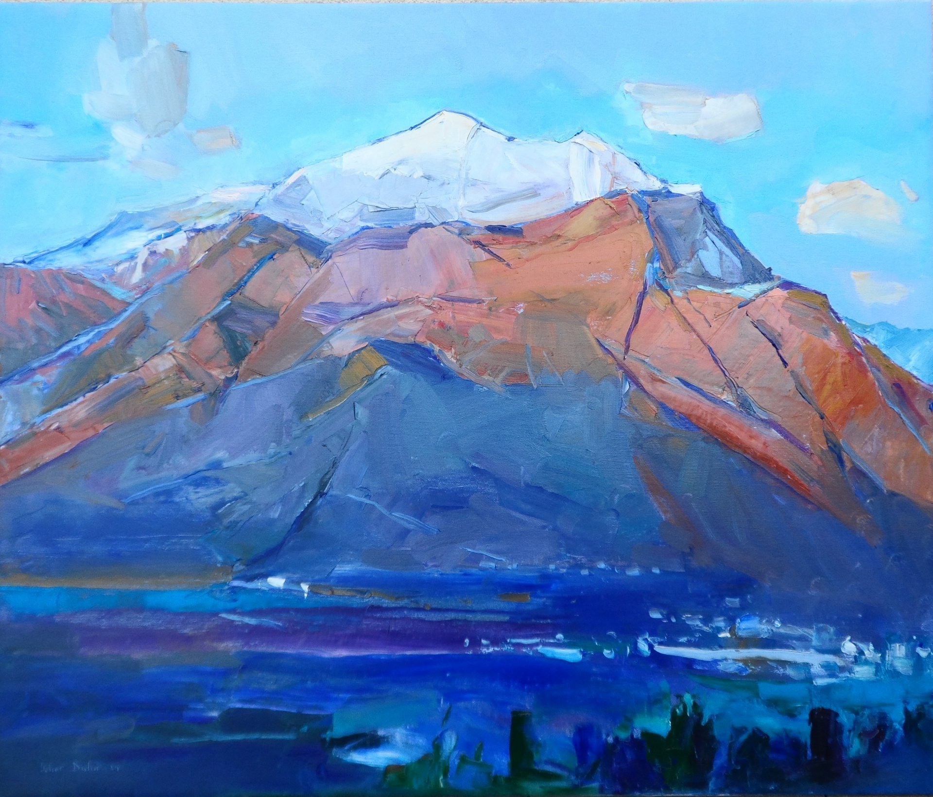 Alps Painting by Yehor Dulin - Jose Art Gallery