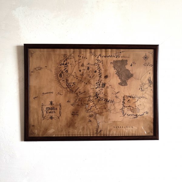 A Map of Middle Earth Painting by Ismet Imranrin