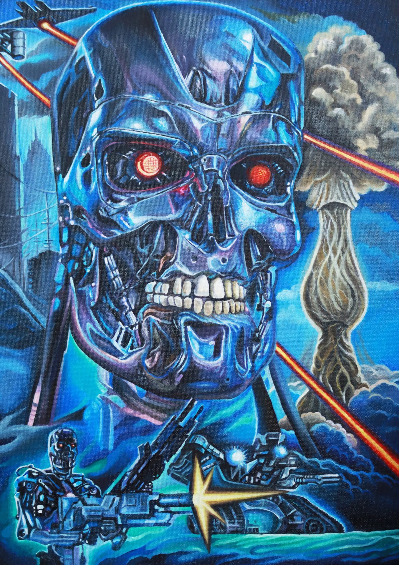 Terminator Painting by Ingitattoo - Jose Art Gallery