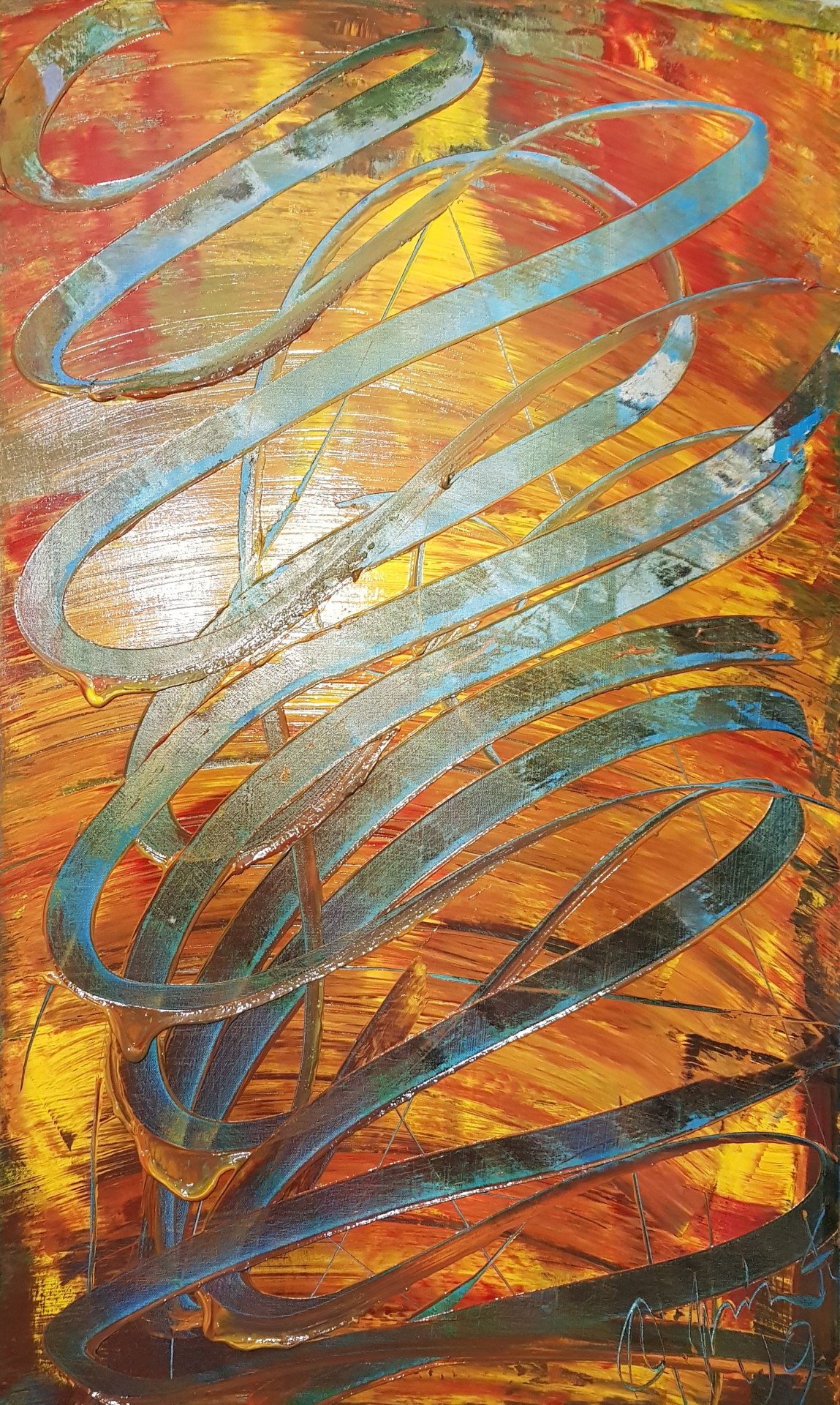 Order of The Lines Painting by Alpin Karagozoglu