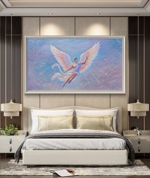 Keepers of Divine Secrets Painting by Victoria Shul