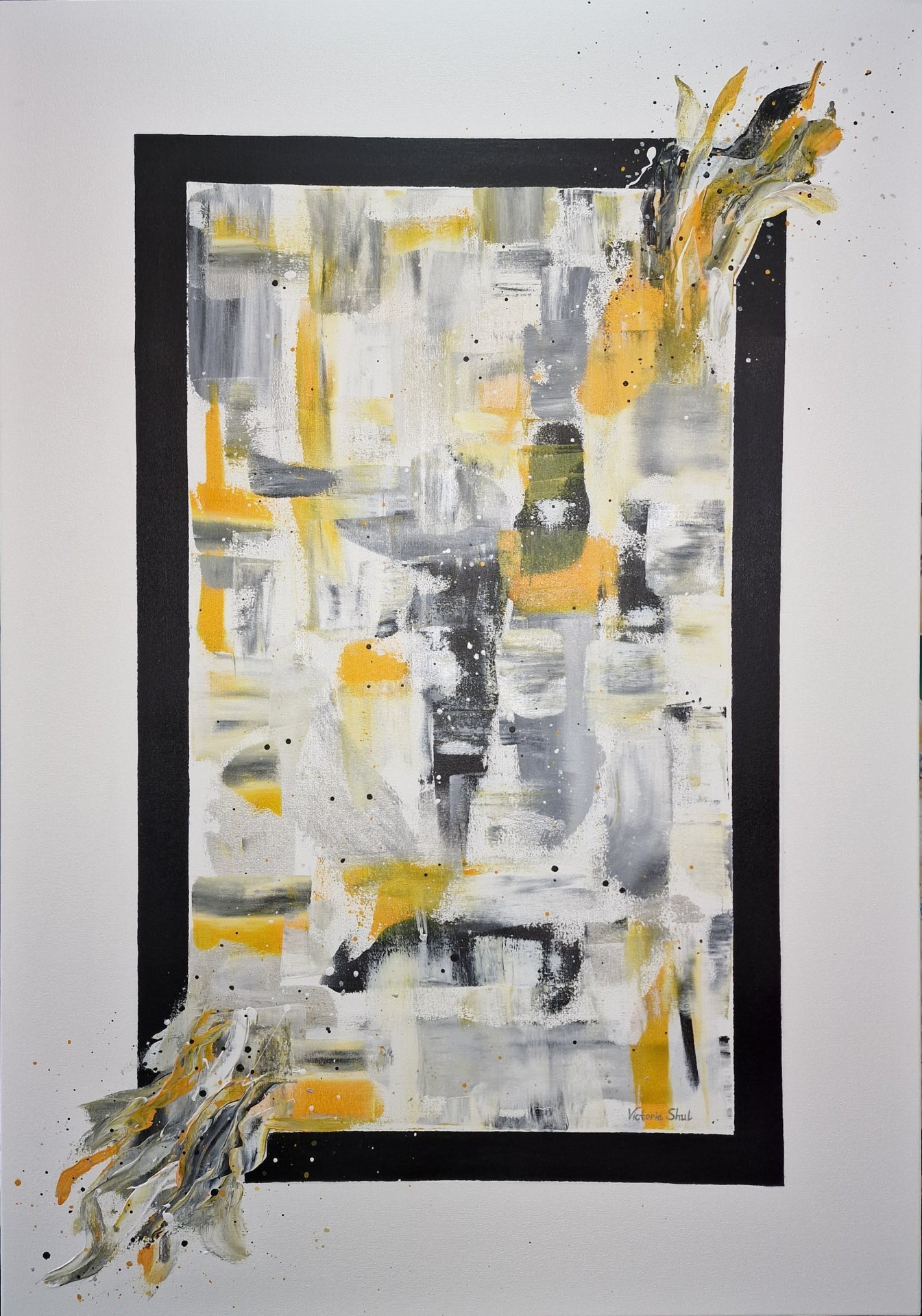 Abstract Symphony Painting by Victoria Shul