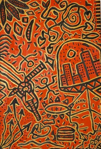 Rupture: Power and Transformation Painting by Stayfin