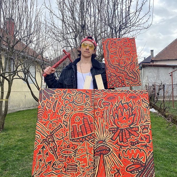 Rupture: Power and Transformation Painting by Stayfin