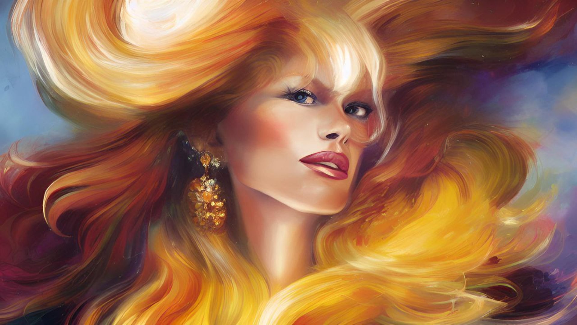 Elegance Redefined In Every Strand Digital Art - MeaHau