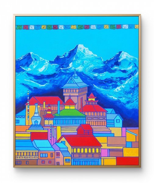 Kalpa: Vibrant Himalayan Spirits Digital Art - aditya singh thakur