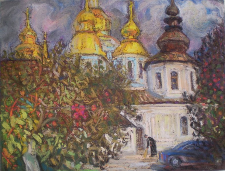 Kyiv de siglo en siglo: cultura y espiritualidad Dibujo - Valeriy Grenko