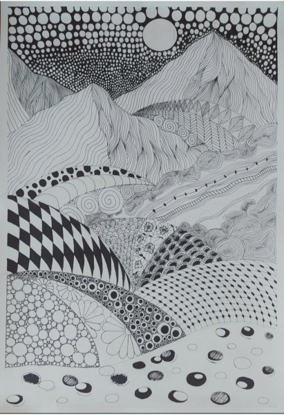 Amazing views Drawing - Mariya Rudenko - Jose Art Gallery