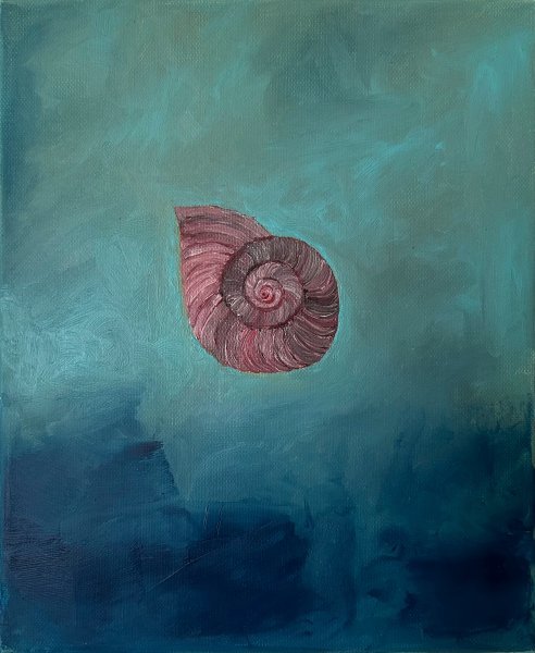 Eternal Spiral: Meditation on Nature Painting by Marina Gorbachova