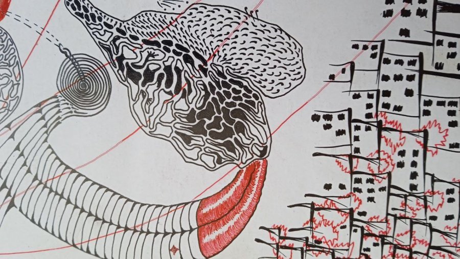 War: Fear and Emotions of Conflict Drawing - Nana