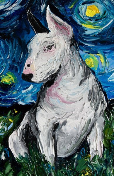Vincent van Dog Painting by Liubov Kuptsova