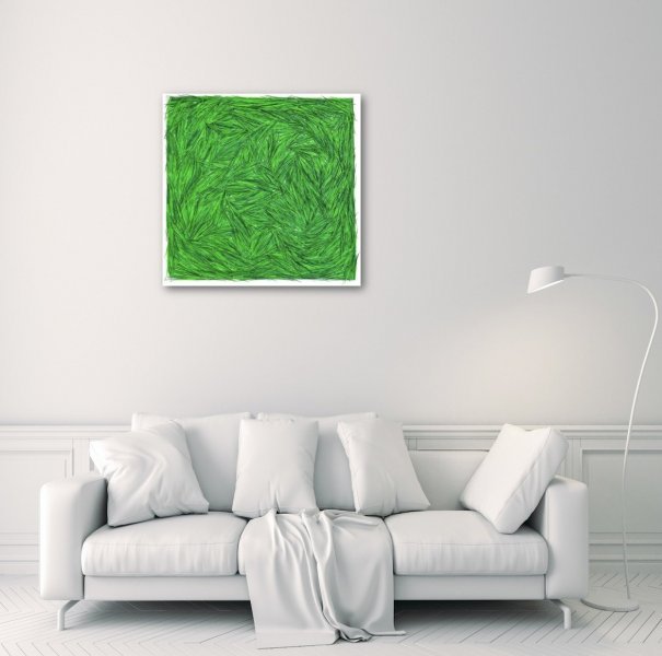 GREEN Drawing - Gleb Skubachevsky - Jose Art Gallery