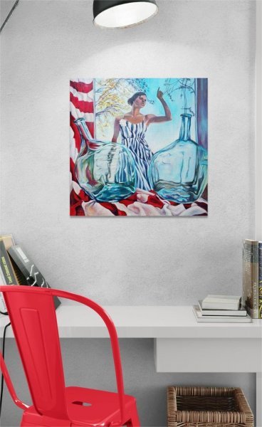 Inner Light Female Portrait 2025 Painting by GotLen