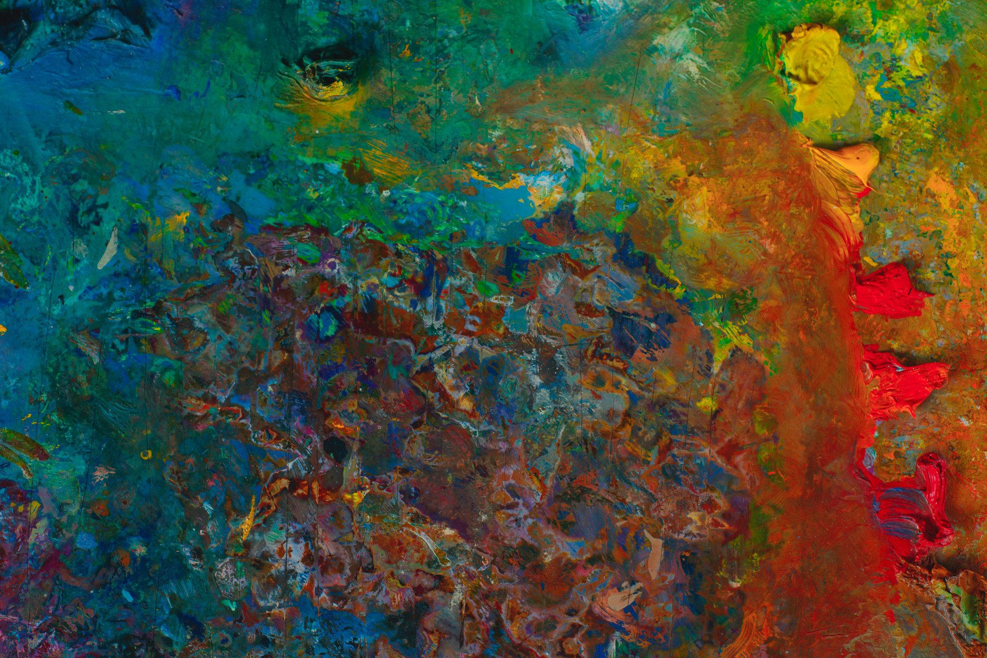 Oil abstract Painting by Jhonatan Solano - Jose Art Gallery