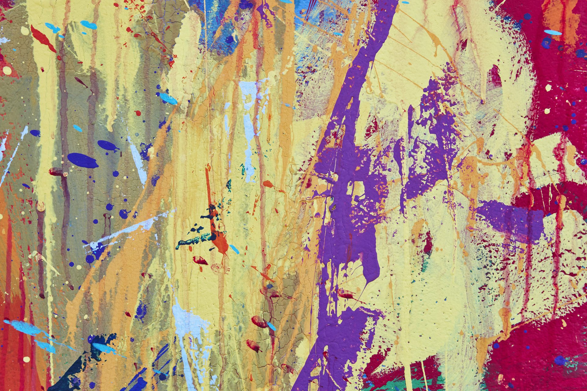 Multicolor Painting by Jhonatan Solano - Jose Art Gallery