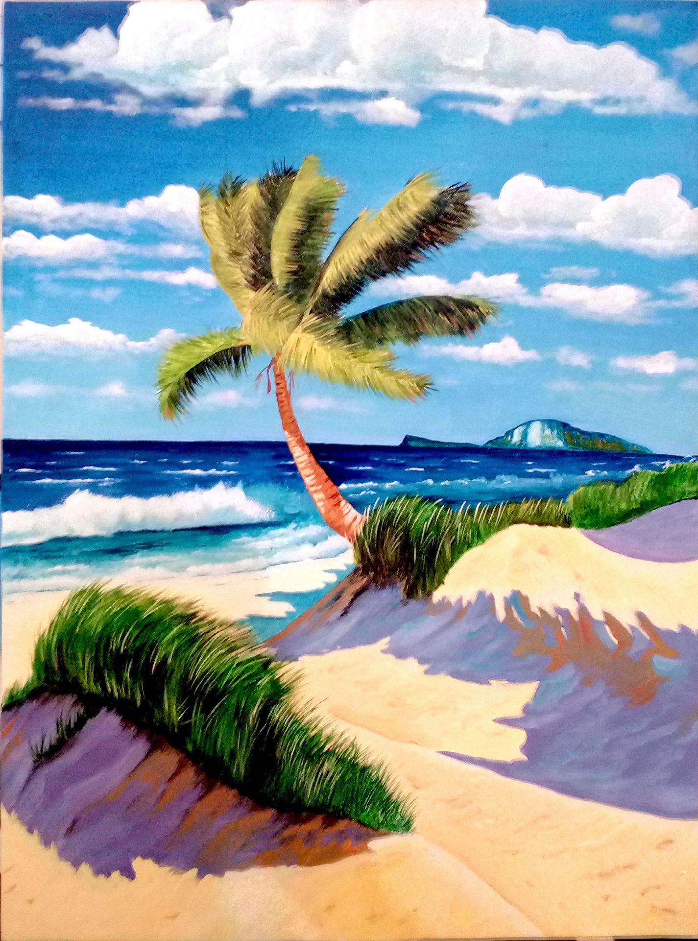 Dance of the nature Painting by Murad Jawed
