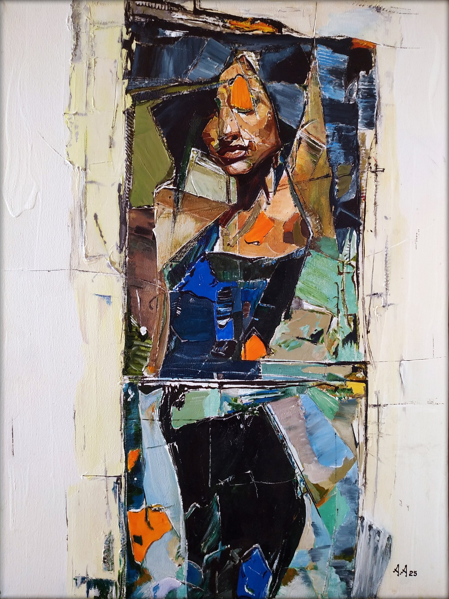 Shards of Echo Painting by Alexander Aksyonov