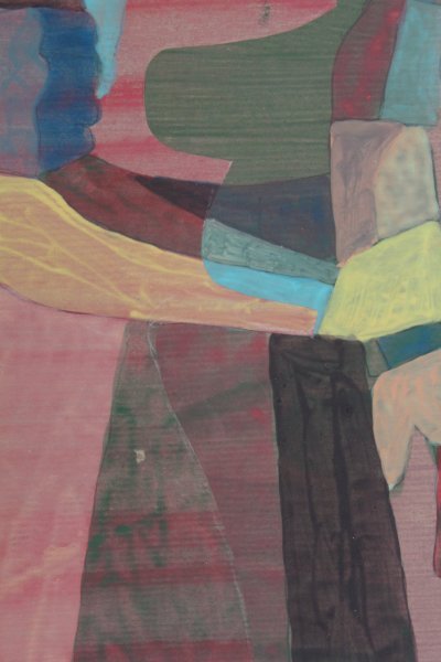 Couple in Abstraction. Romance and Trend Painting by Martin Singer