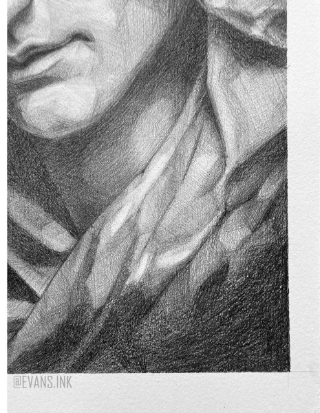 Dante Alighieri Pencil Drawing Drawing - Yana Evans