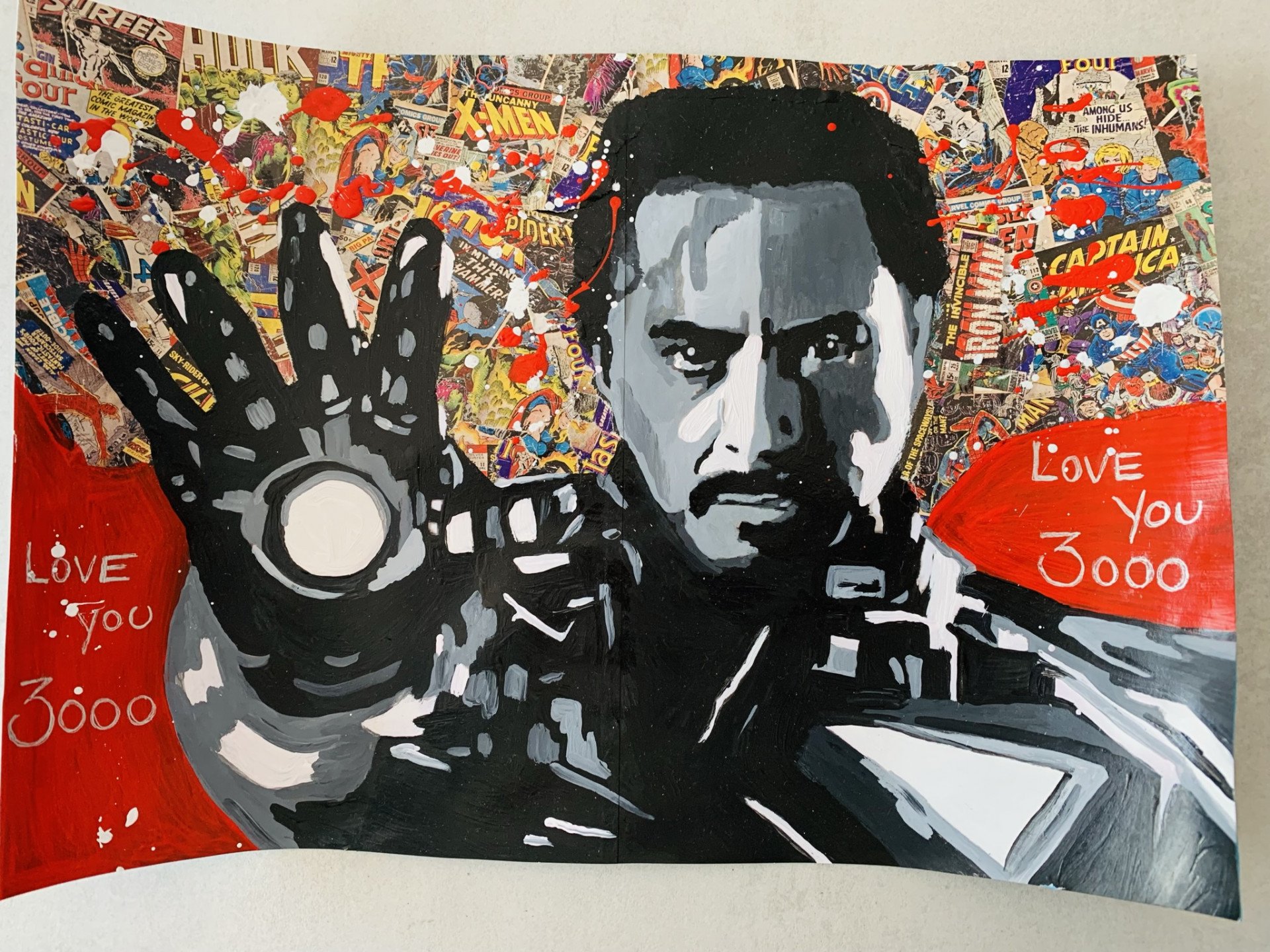 Love you 3000 Painting by Lisa Thaxter - Jose Art Gallery