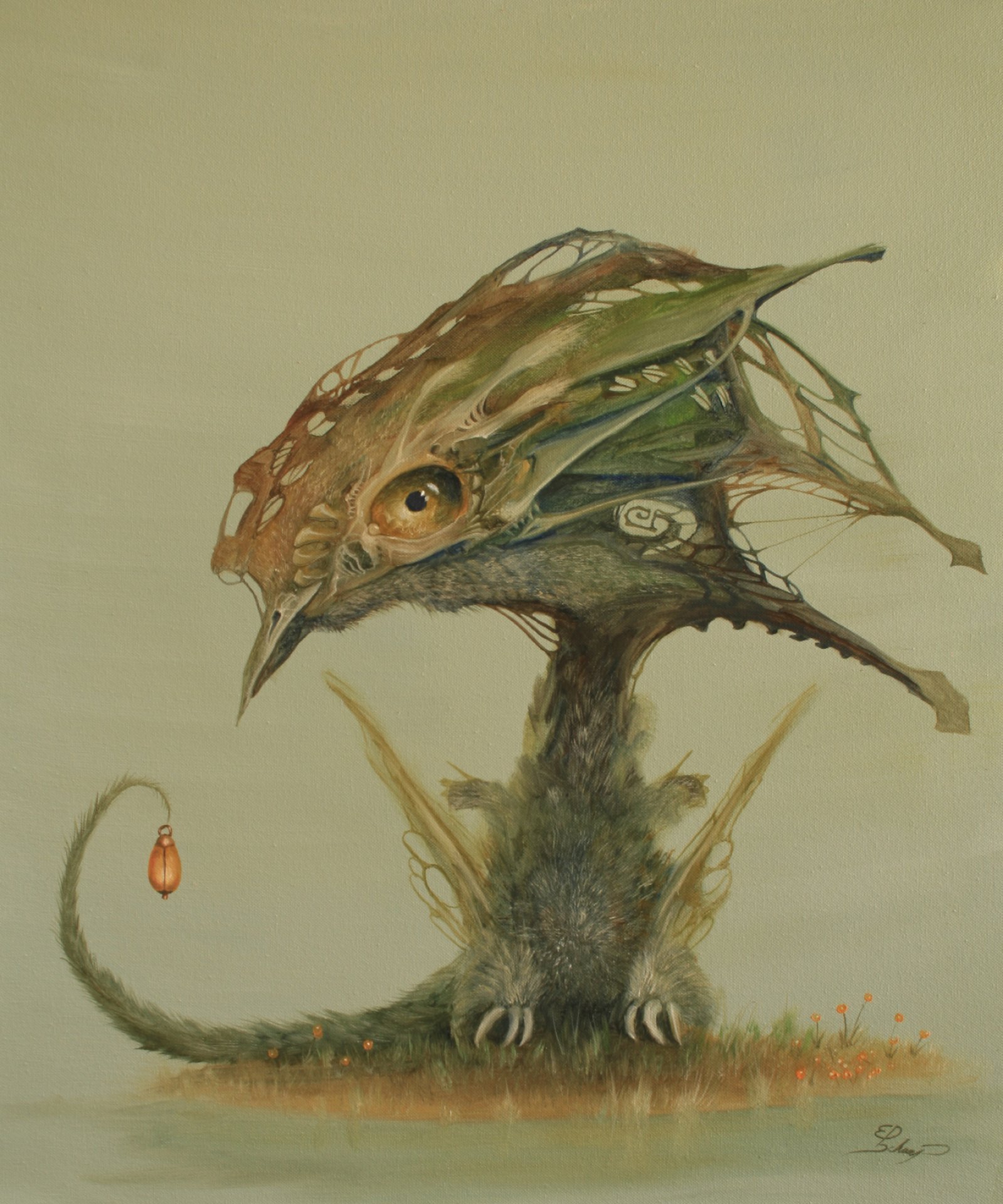 Moth Painting by Ed Schaap - Jose Art Gallery