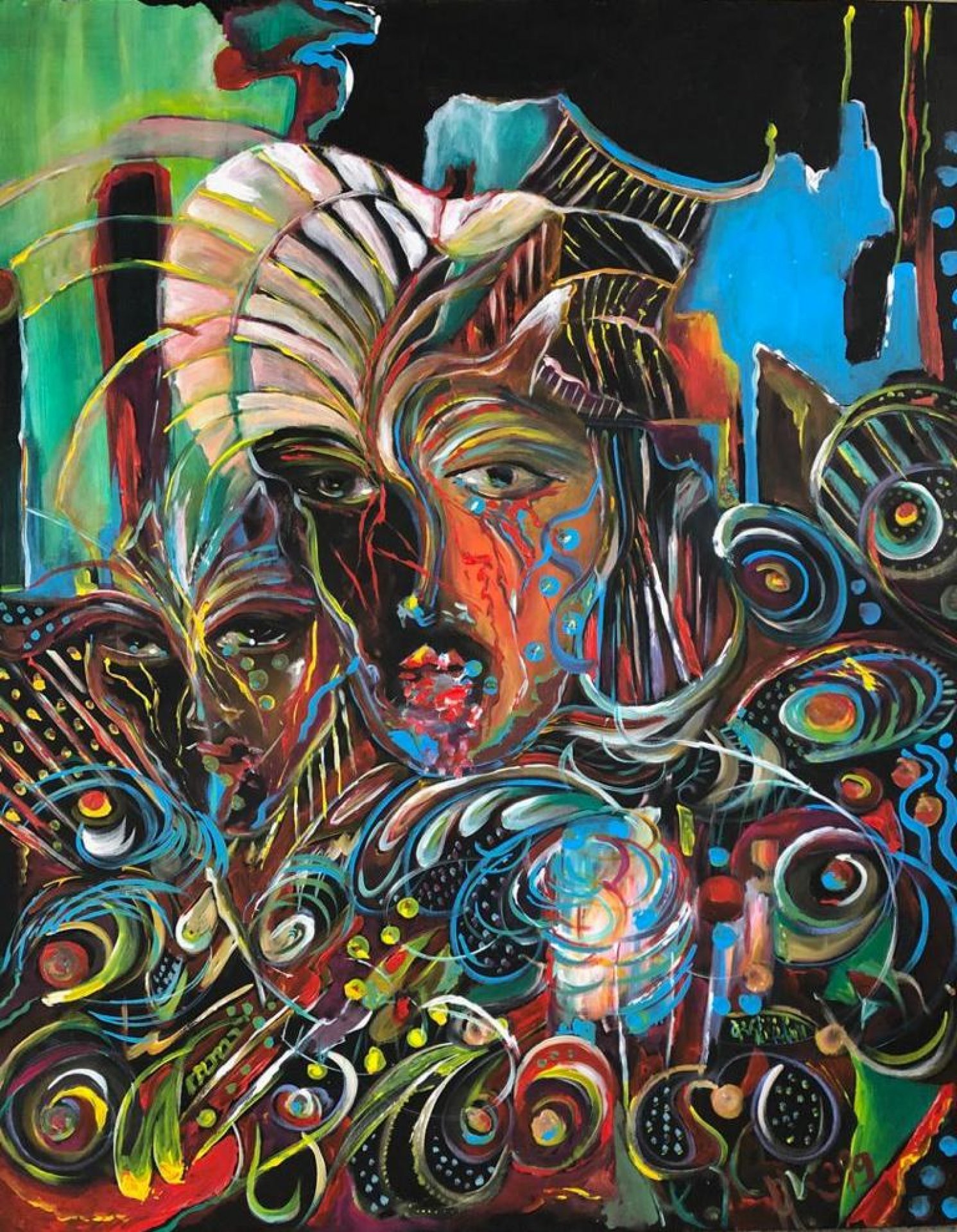 Energy Explosion Painting by FINE_ART_HOUSE