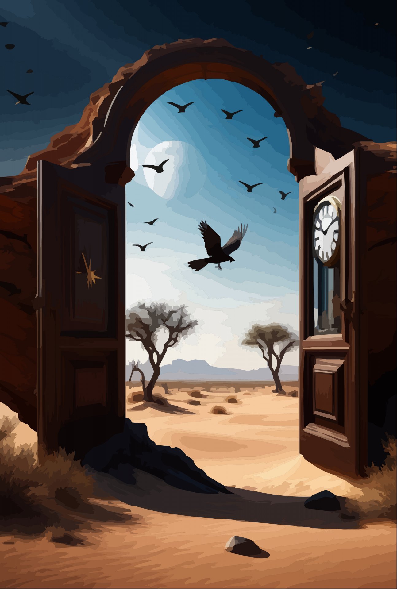 Beyond Boundaries:Surreal Sans Painting by Viktor Levchenko