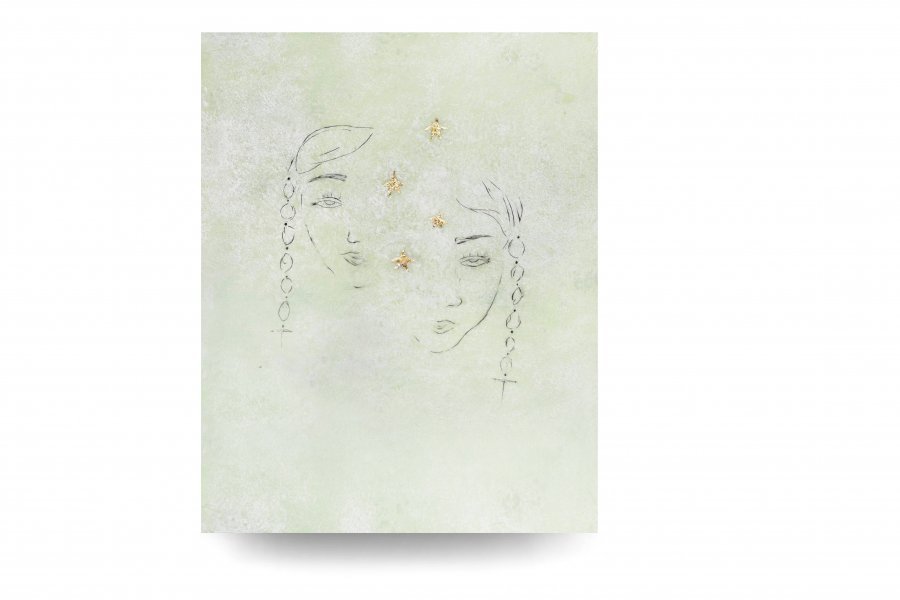 Love Emily. Emily in the stars Painting by Giada Rotundo