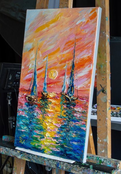 Winds of Freedom Painting by Vladyslav Durniev