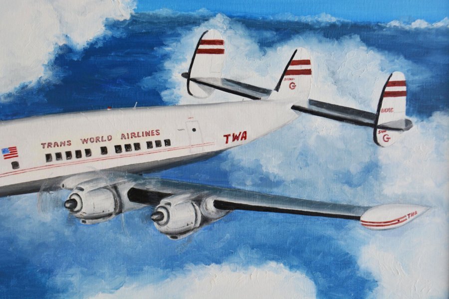 Lockheed Constellation Painting by Brad Thomas