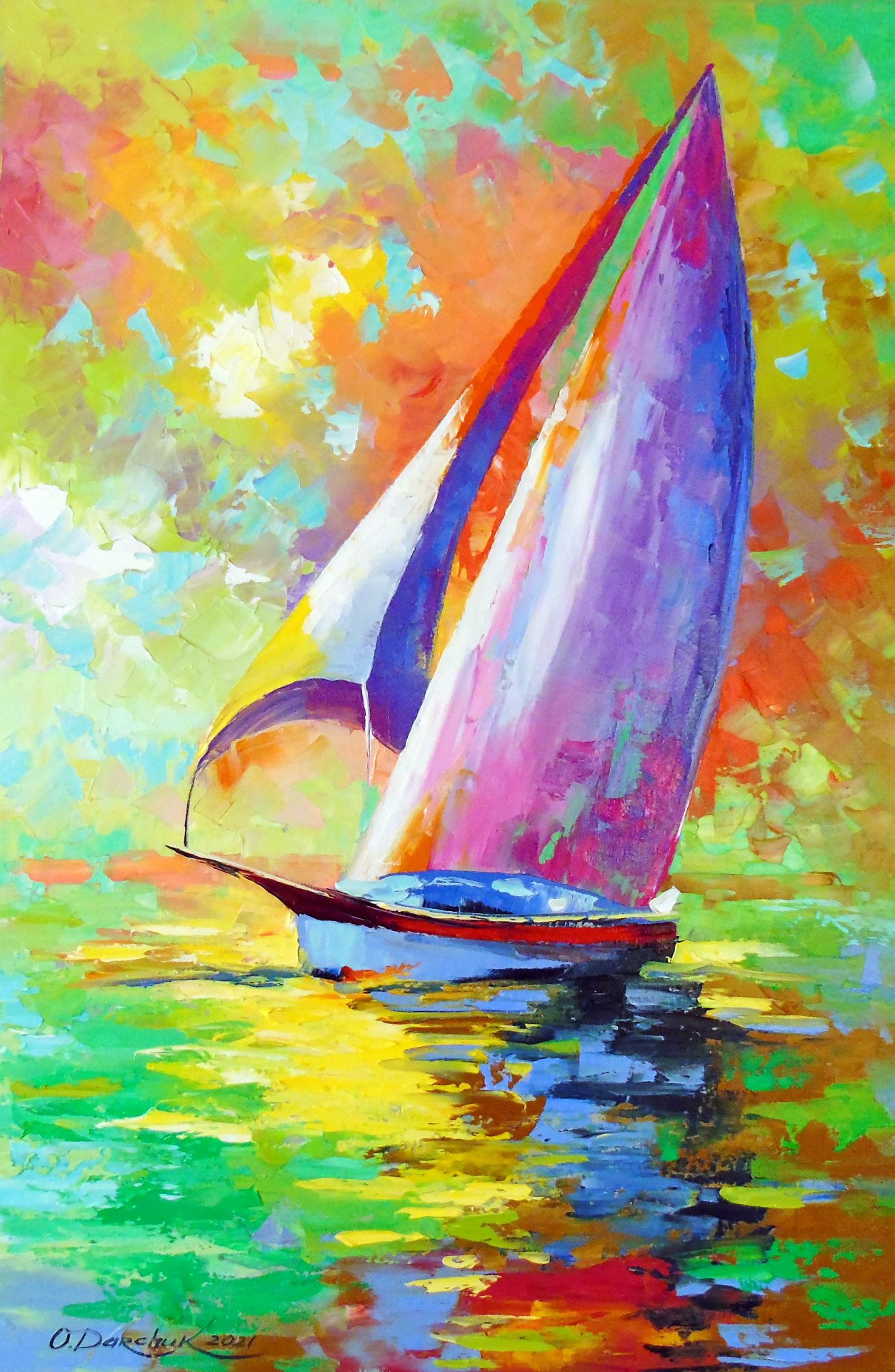 Fresh wind Painting by Olha Darchuk - Jose Art Gallery
