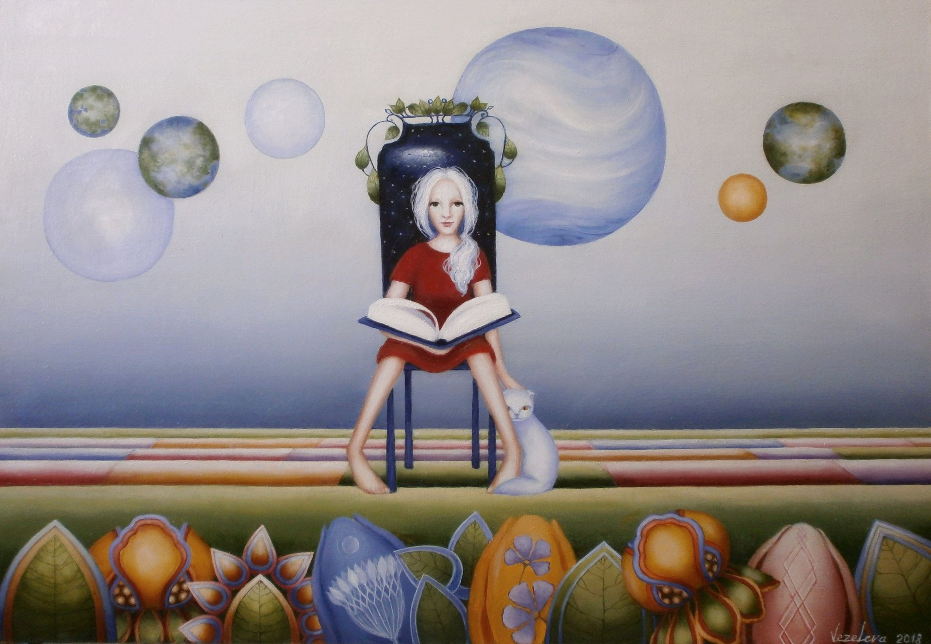 The book of life. Painting by Tatyana Vezeleva