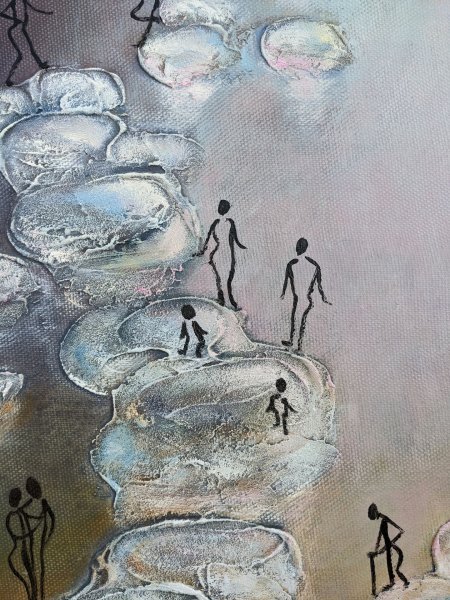 Everyday Life: Emotions in Abstract Form Painting by Lena Kolambet
