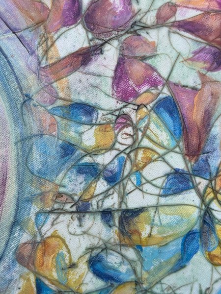 Kaleidoscope: Dance of Abstract Spirals Painting by Lena Kolambet