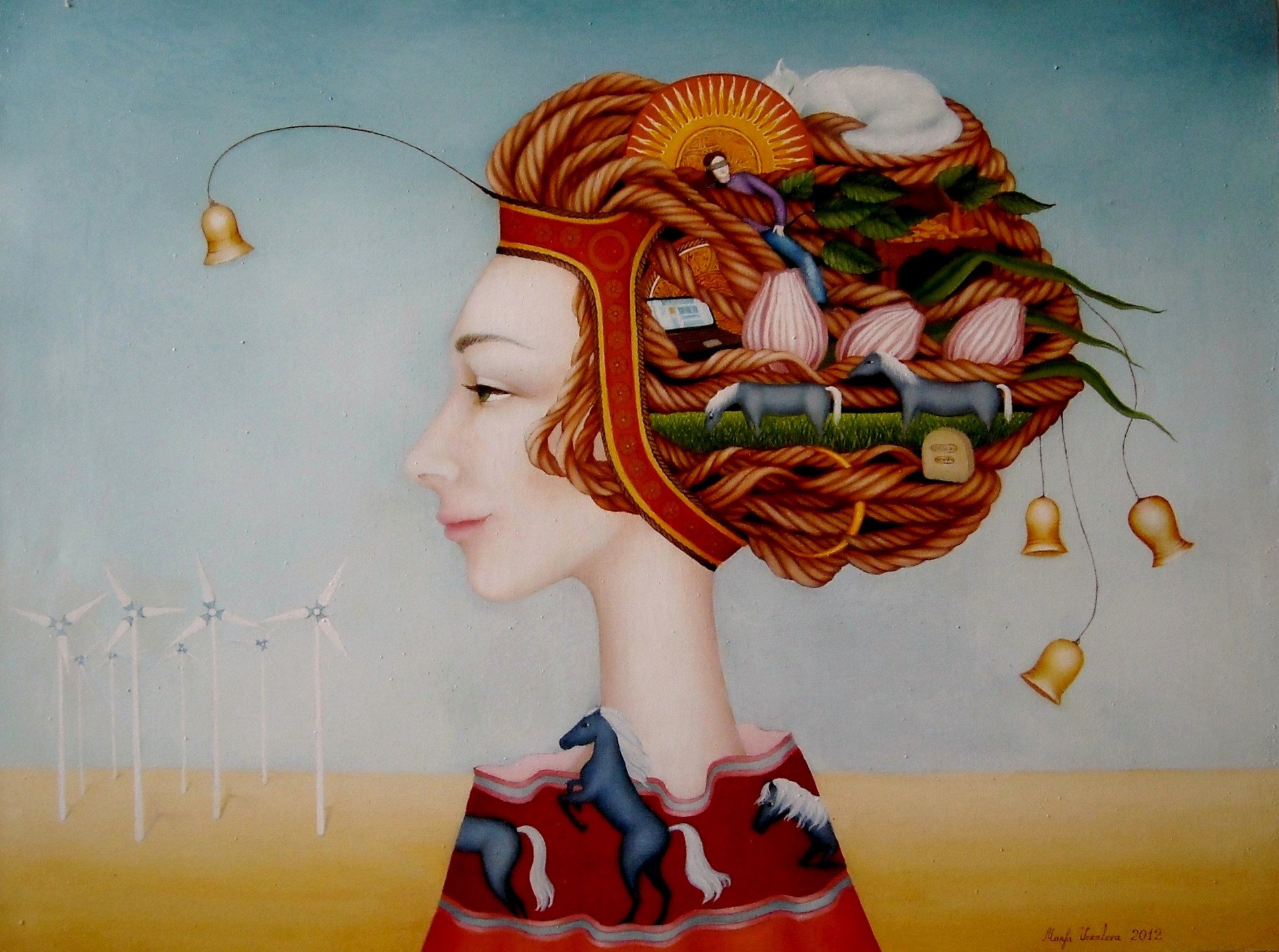 Bells Painting by Tatyana Vezeleva - Jose Art Gallery