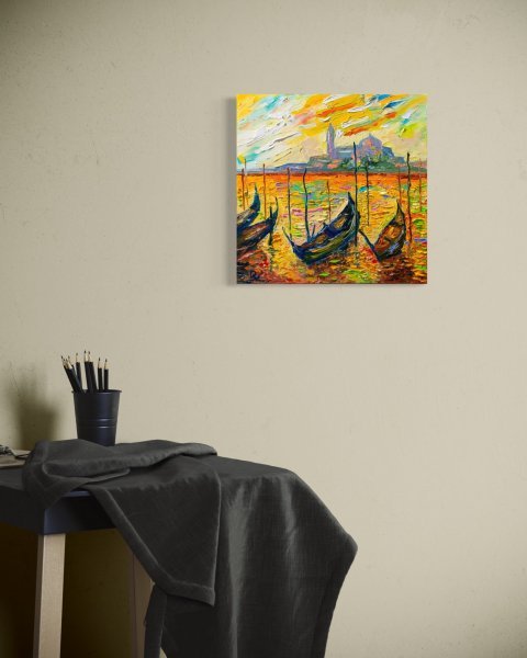 Venetian Colors Painting by Vladyslav Durniev