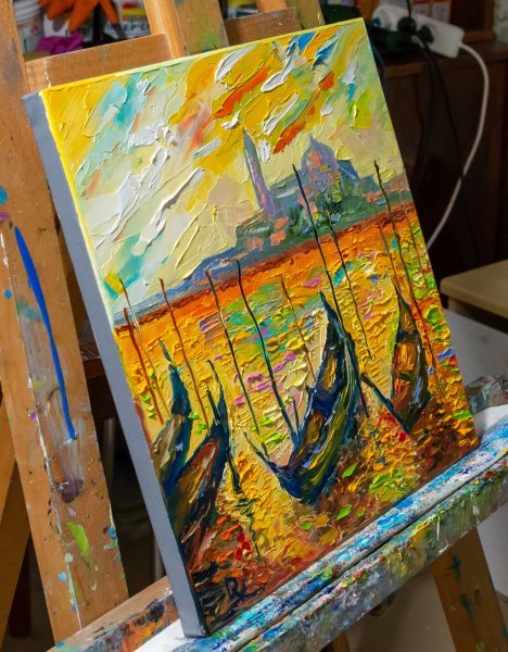 Venetian Colors Painting by Vladyslav Durniev